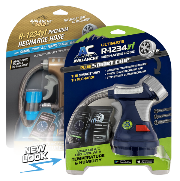 A/C Avalanche Ultimate R-1234yf Recharge Hose with Smart Chip